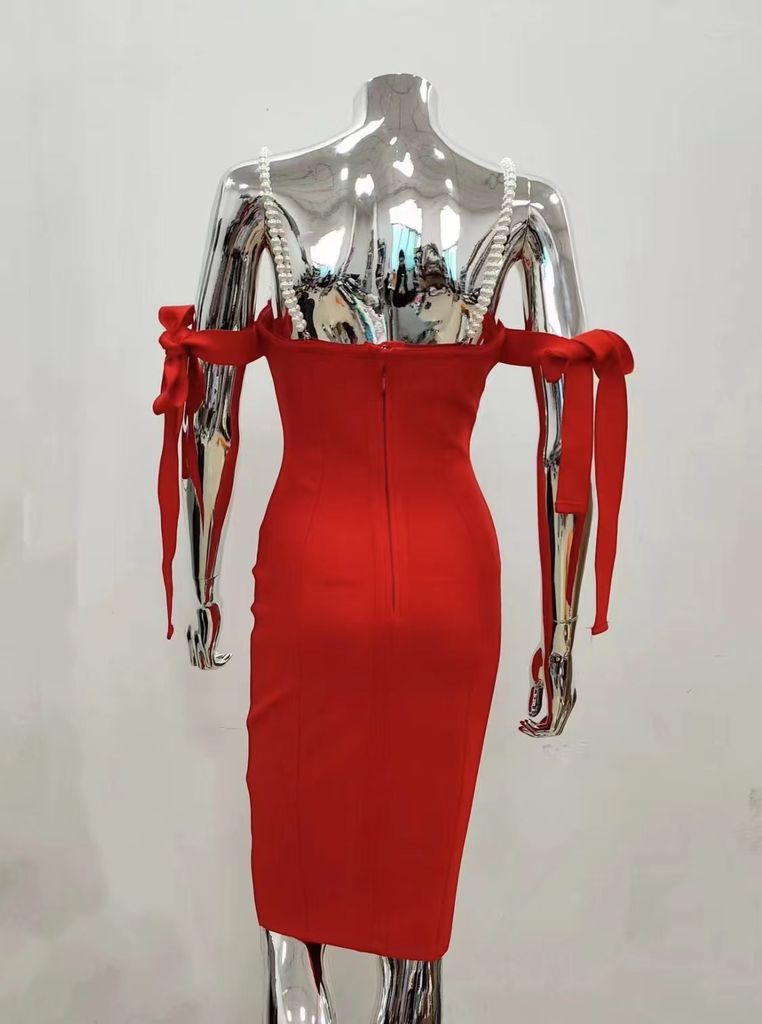 Rochie eleganta midi fara maneci - Lena Fashion